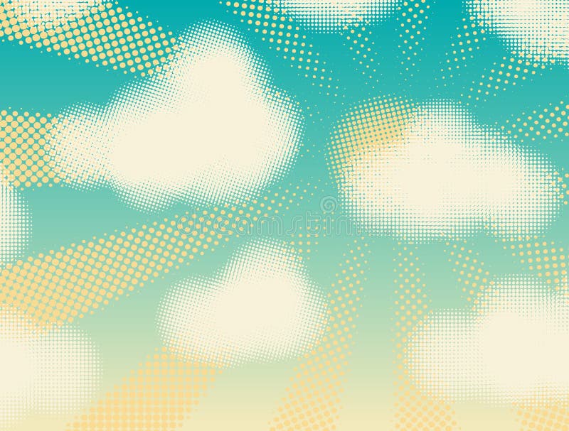 Fair weather stock vector. Illustration of summer, cyan - 15707131