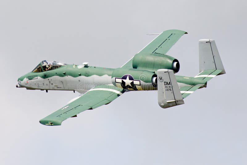 A10 Thunderbolt Jet Aircraft Stock Photo - Image of military, fight ...