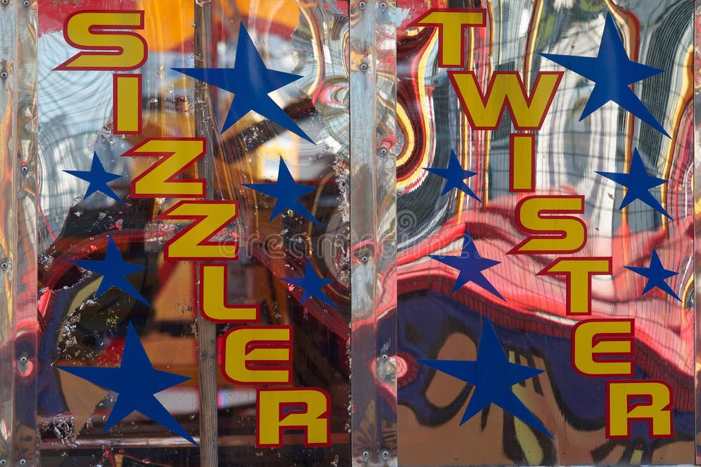 Fairground colours editorial stock image. Image of signs - 19242819