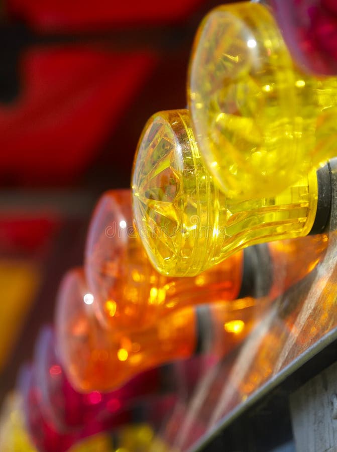 Fairground lights. stock photo. Image of orange, yellow - 6068864