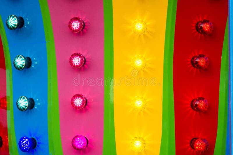 Fairground Lights stock photo. Image of fair, light, decoration - 73132364