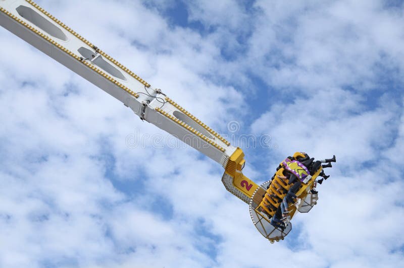 Fairground ride close-up stock photo. Image of close - 268732830