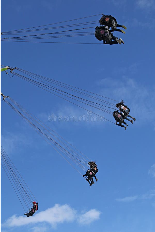 Fairground ride close-up editorial photo. Image of adrenaline - 268732866
