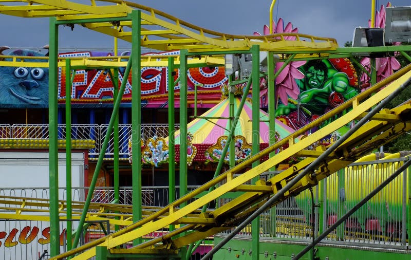 Fairground Ride editorial photography. Image of happy - 48848777
