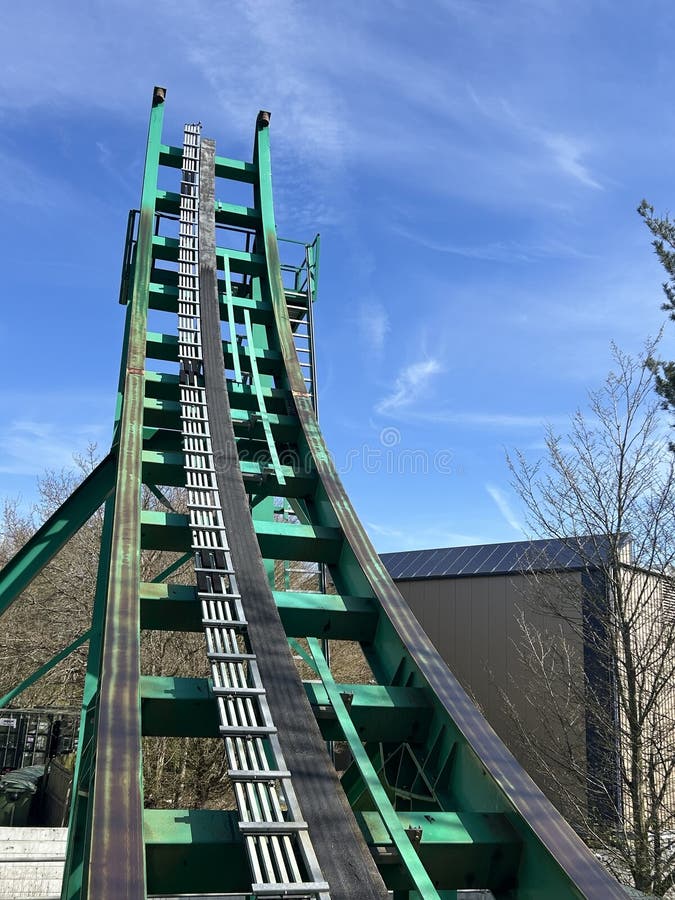 Fairground Ride Track, Taken Outdoors on a Sunny Day Stock Photo ...