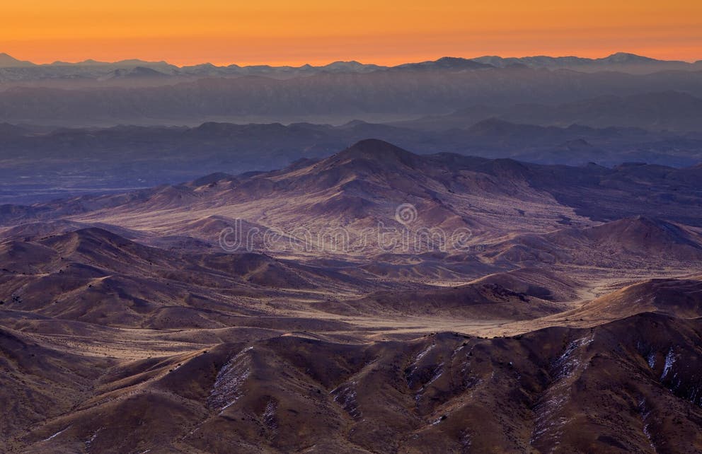 Fairview Sunrise stock image. Image of orange, nevada - 23619313