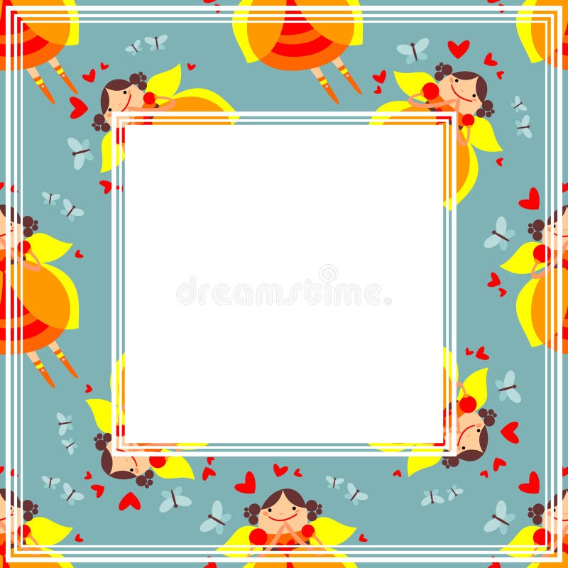 Fairy border stock vector. Illustration of blue, halloween - 56806971