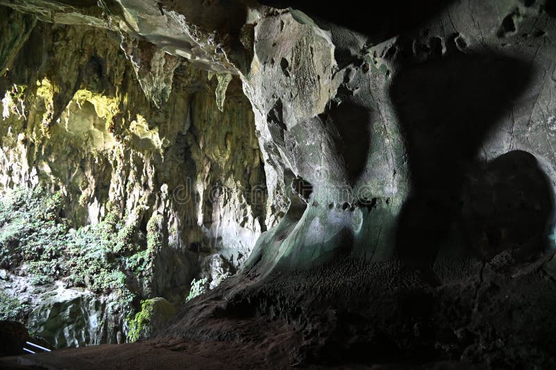 The Fairy Cave and Wind Cave of Bau, Sarawak, Borneo, Malaysia Stock ...