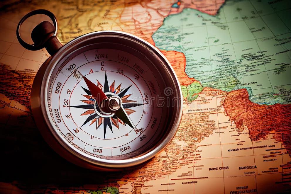 Fairy Compass 3d Illustration. Generative AI Stock Illustration ...