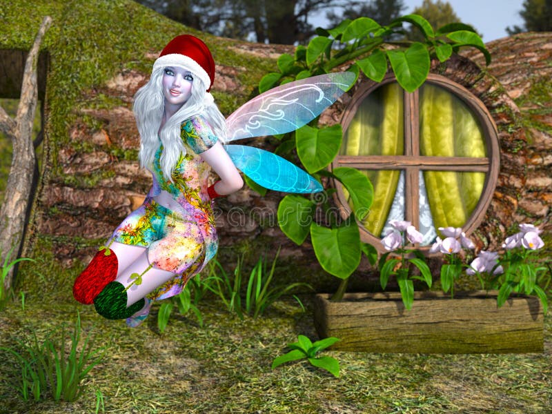 Fairy stock photo. Image of santa, graphic, fairy, costume - 80511214