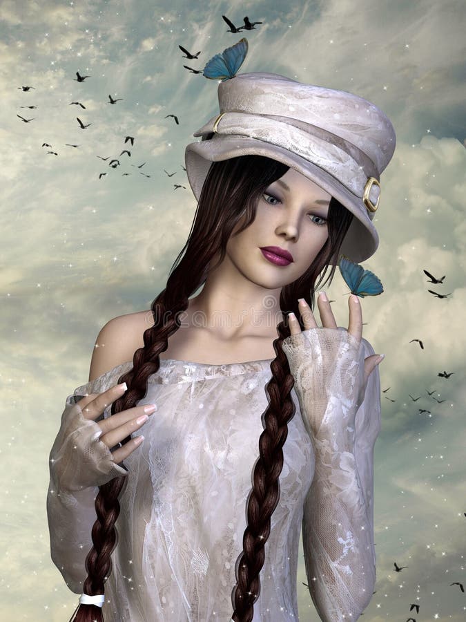 Fairy 3d computer graphic stock illustration. Illustration of fantasy ...