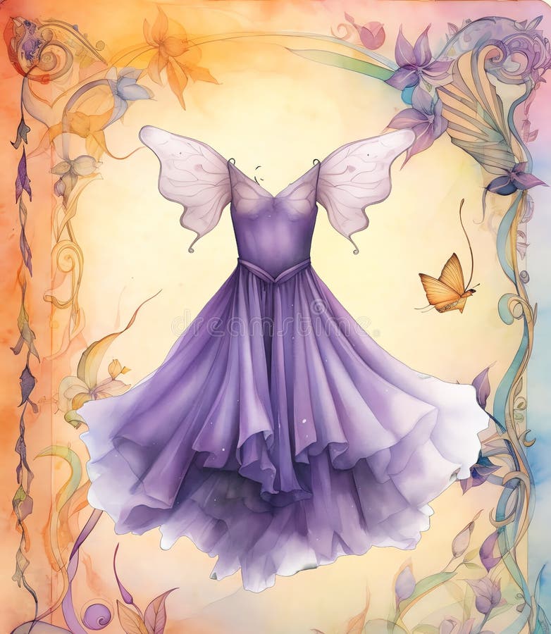 Fairy Fantasy Junk Journal Digital Paper Stock Illustration ...