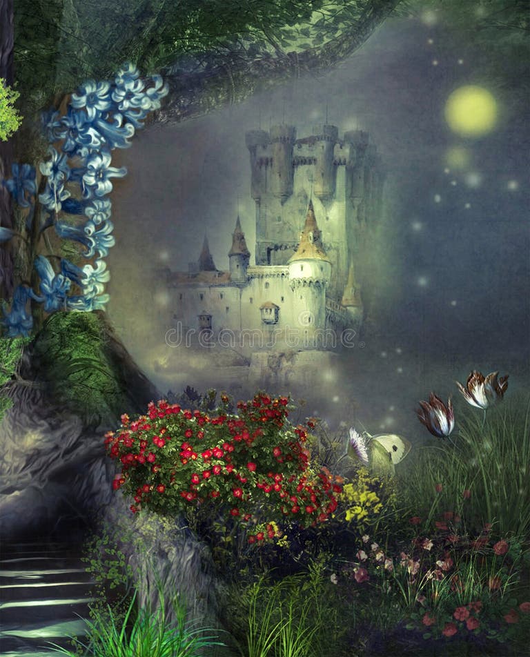 162 Woman Forest Path Castle Stock Photos - Free & Royalty-Free Stock ...