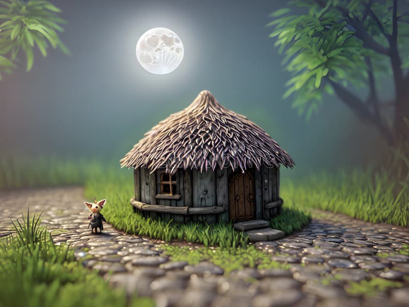 Fairy Hut, Generative AI Illustration Stock Illustration - Illustration ... Fairy Hut, Generative AI Illustration Stock Illustration - Illustration ...
