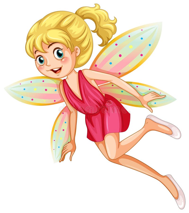 Little blue fairy stock vector. Illustration of magic - 9598996