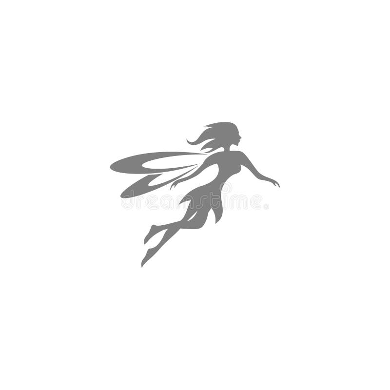 Fairy Logo Icon Design Illustration Stock Illustration - Illustration ...