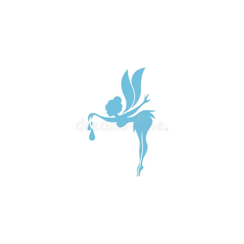 Fairy Logo Icon Design Illustration Stock Illustration - Illustration ...
