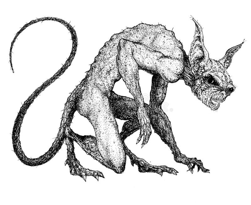 Fairy Pixie Evil Little Creature Nightmare Fiend of Hell Beast Stock ...