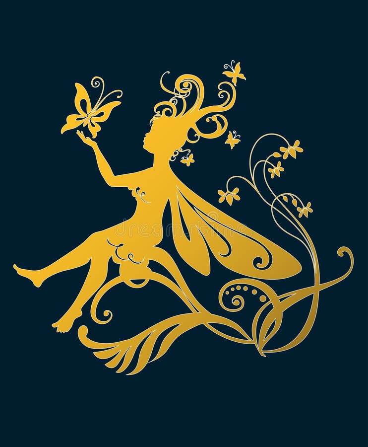 Fairy tale stock vector. Illustration of fairy, hair, girls - 7543706