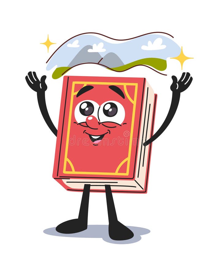 Fairy Tale Book Cute Character Stock Vector - Illustration of cute ...