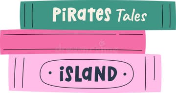 Fairy Tale Books Stack stock vector. Illustration of isolated - 303663659