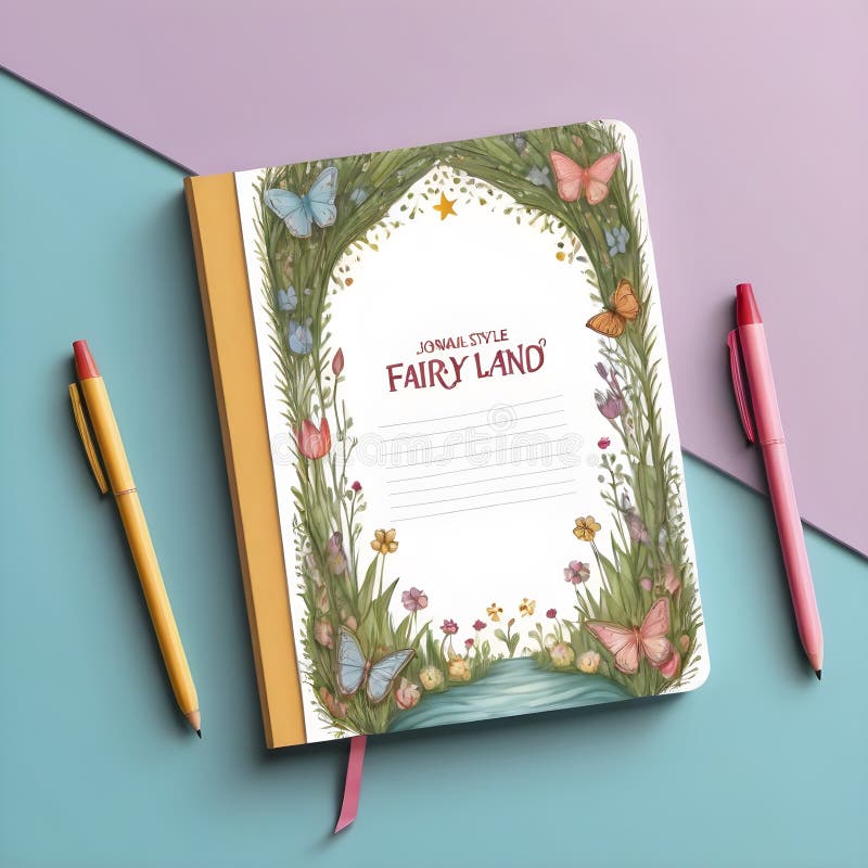 Fairy-Tale Magic Journal stock illustration. Illustration of tale ...