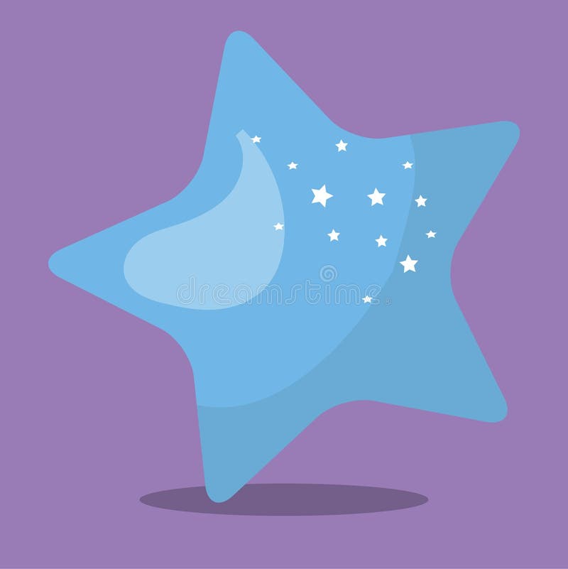 Fairy Tale Prince Blue Star 17 Stock Vector - Illustration of star ...