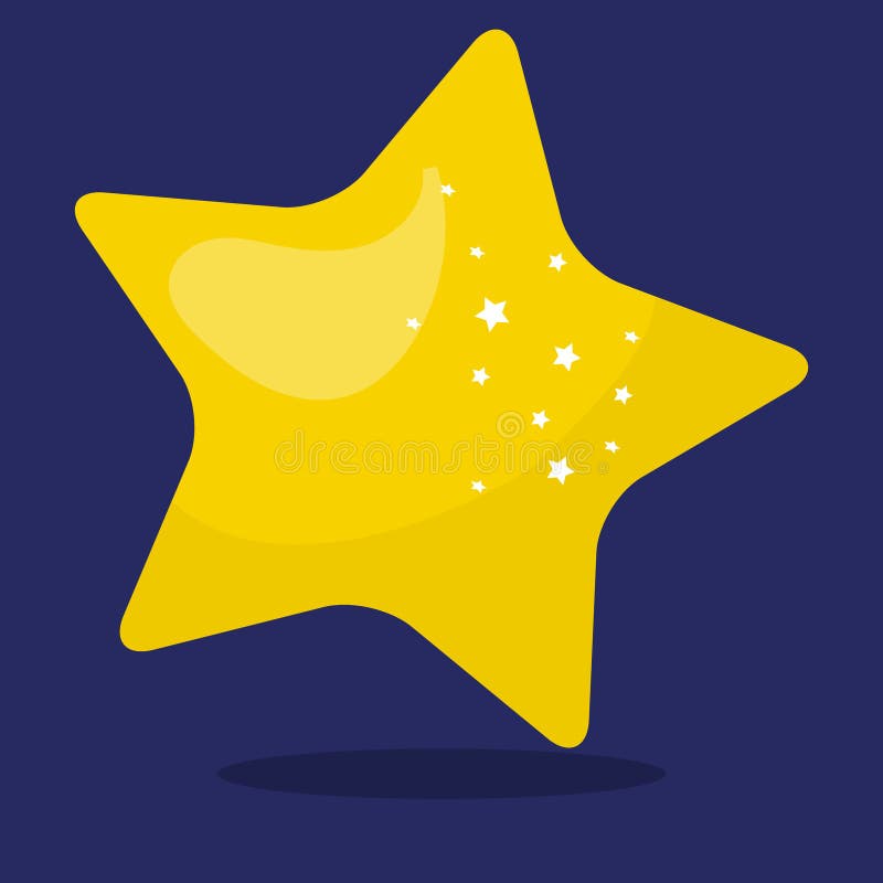 Fairy Tale Prince Yellow Star 15 Stock Vector - Illustration of star ...