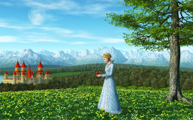 Fairy tale landscape stock photo. Image of imagine, fairytale - 28304092