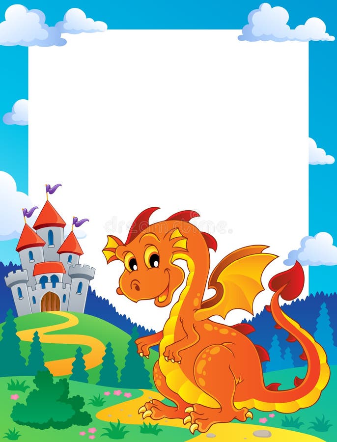 Fairy tale theme frame 3 stock vector. Illustration of imagination ...