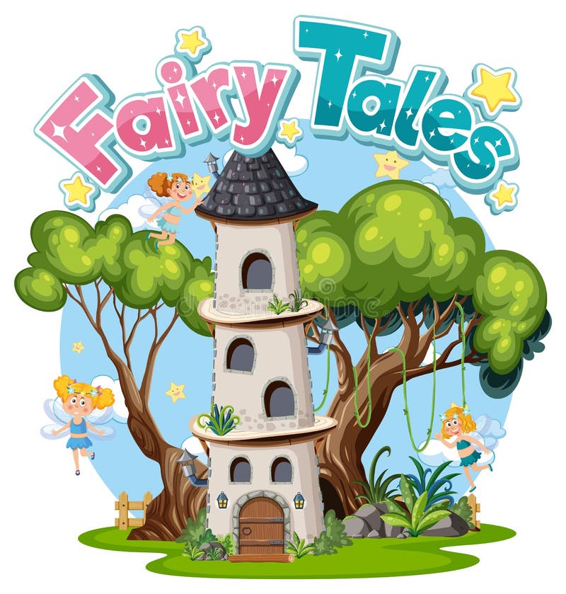 Fairy Tales Text for Banner Design Stock Vector - Illustration of clip ...