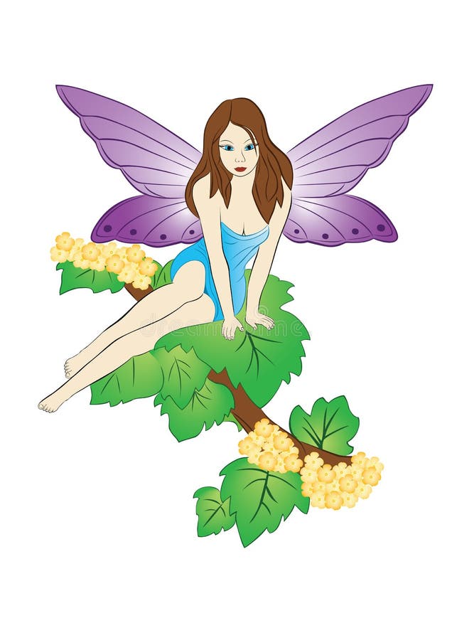 Beautiful fairy stencil stock vector. Illustration of imagination ...