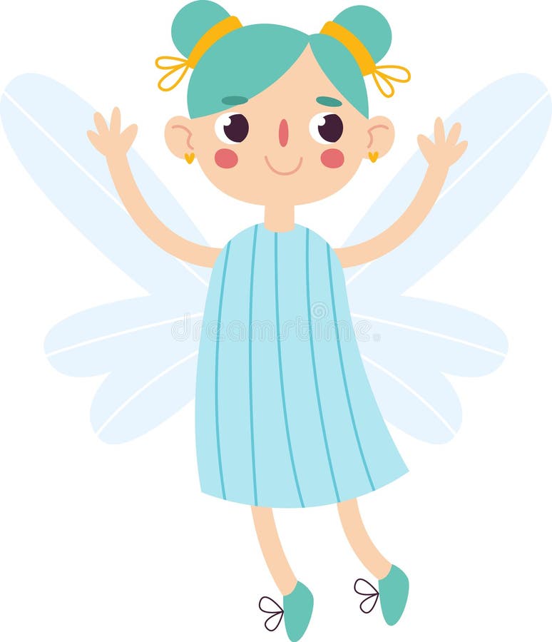 Fairy with Wings stock illustration. Illustration of wing - 300410830