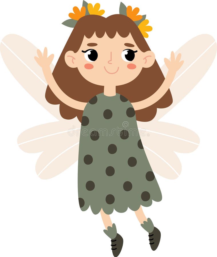 Fairy with Wings stock vector. Illustration of wing - 300410830