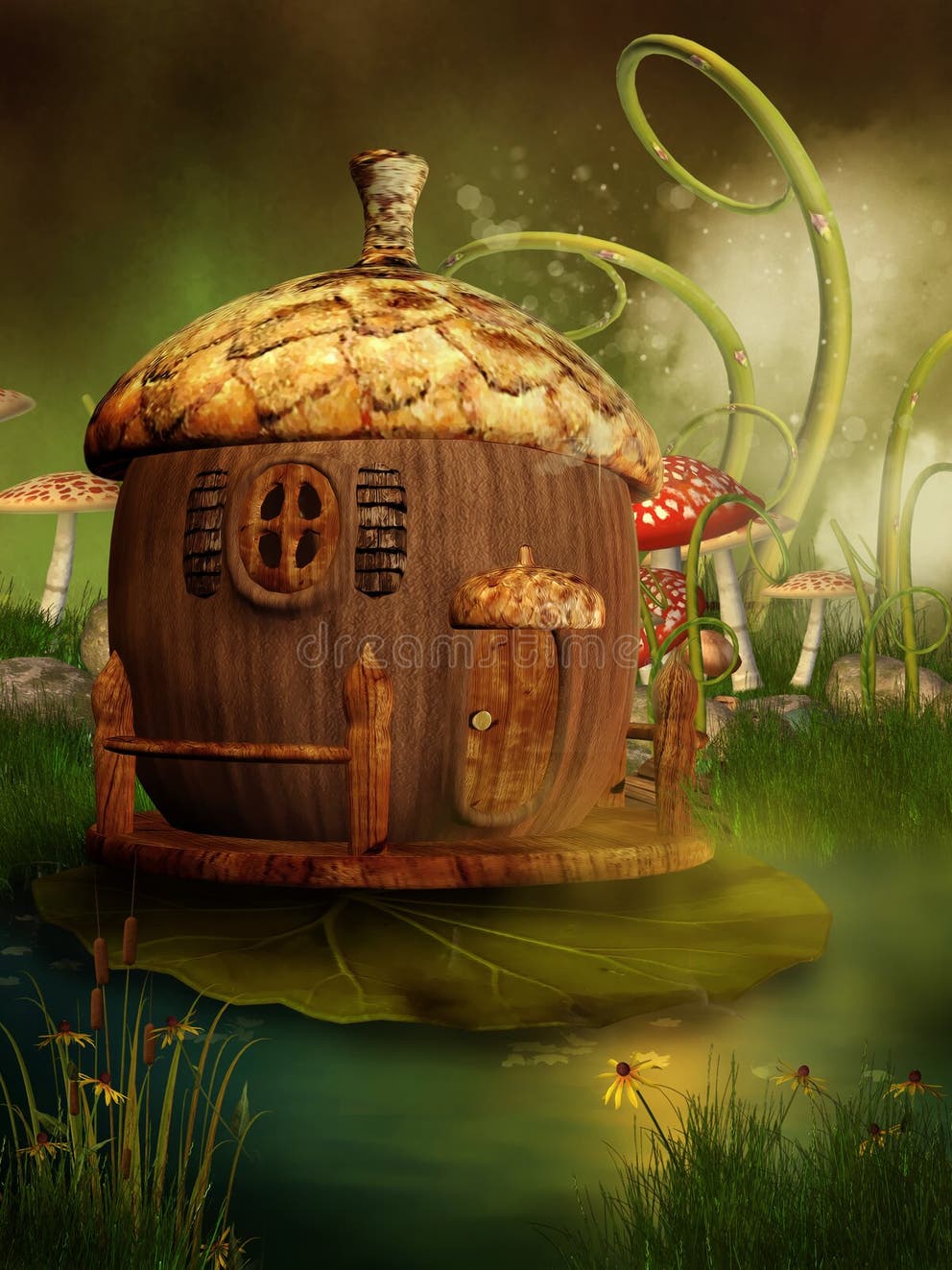 Acorn Background House Stock Illustrations – 447 Acorn Background House ...