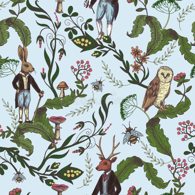 Fairytale Seamless Pattern Stock Illustrations – 15,563 Fairytale ...