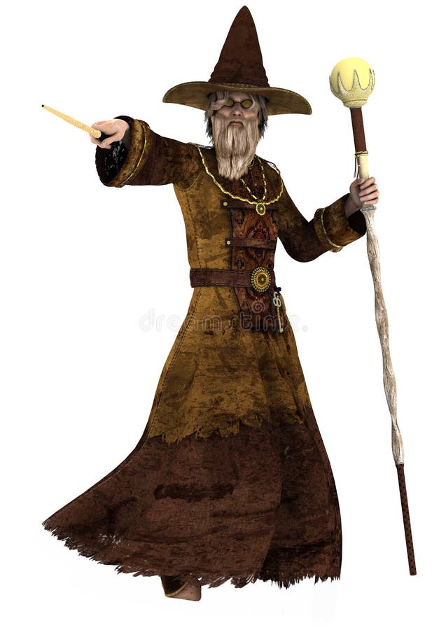 Fairytale Mage stock illustration. Illustration of traditional - 46714348