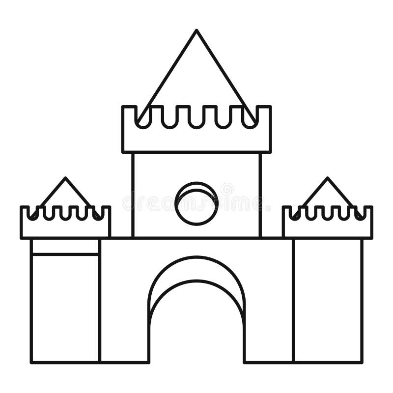 Amusement Park Fairytale Castle Stock Illustrations – 337 Amusement ...