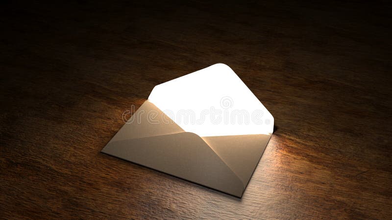 Mysterious letter stock vector. Illustration of backdrop - 30205190