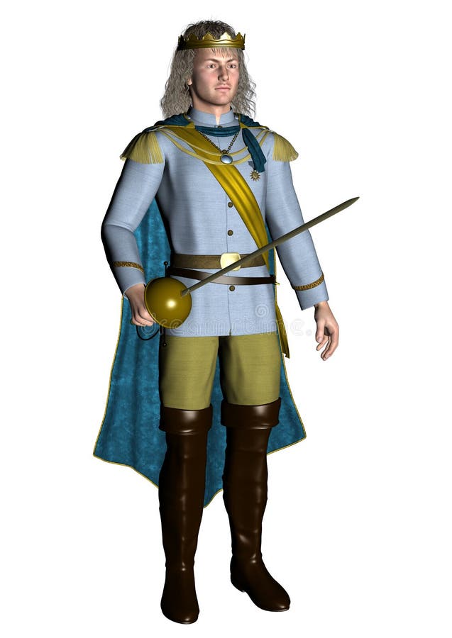 Fairytale Prince stock illustration. Illustration of isolated - 41843695