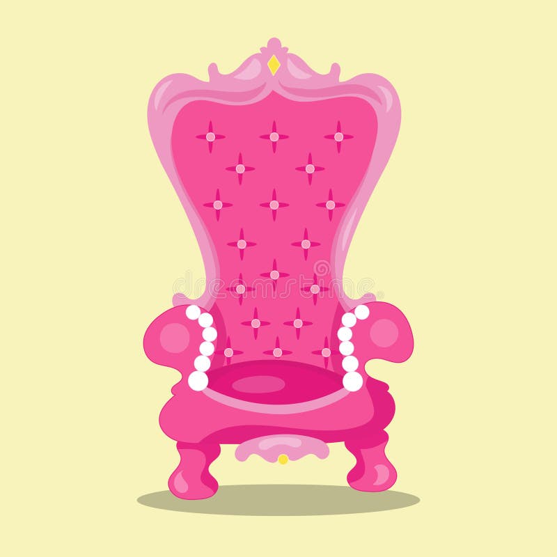 Fairytale Princess Chair 02 Stock Vector - Illustration of chair ...