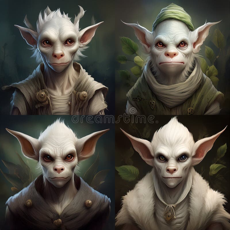 Fairytale Set with Sprites and Elves Stock Illustration - Illustration ...