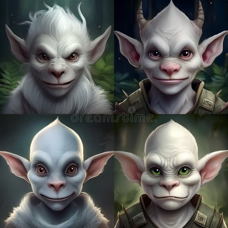 Fairytale Set with Sprites and Elves Stock Illustration - Illustration ...