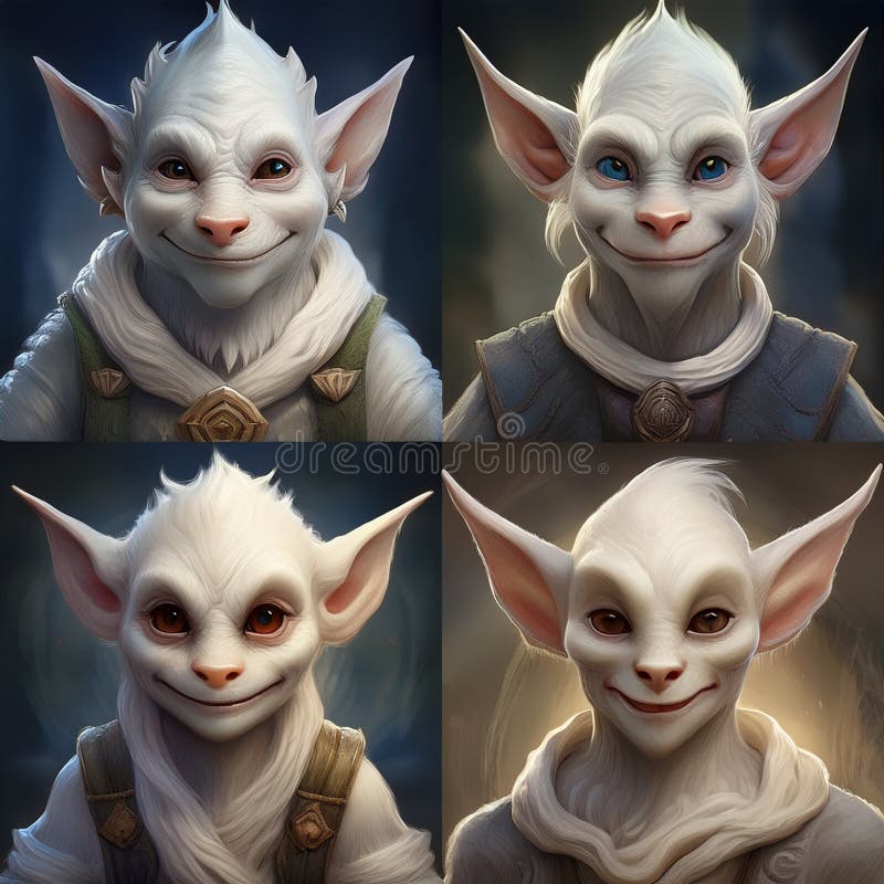 Fairytale Set with Sprites and Elves Stock Illustration - Illustration ...