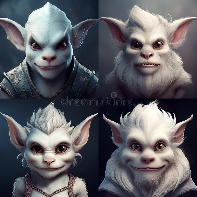 Fairytale Set with Sprites and Elves Stock Illustration - Illustration ...