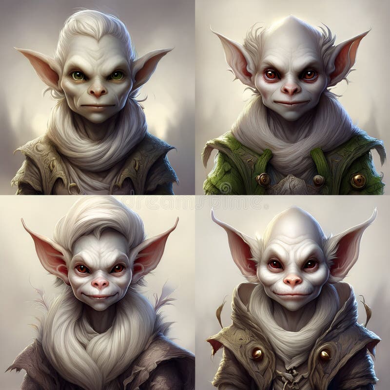 Fairytale Set with Sprites and Elves Stock Illustration - Illustration ...