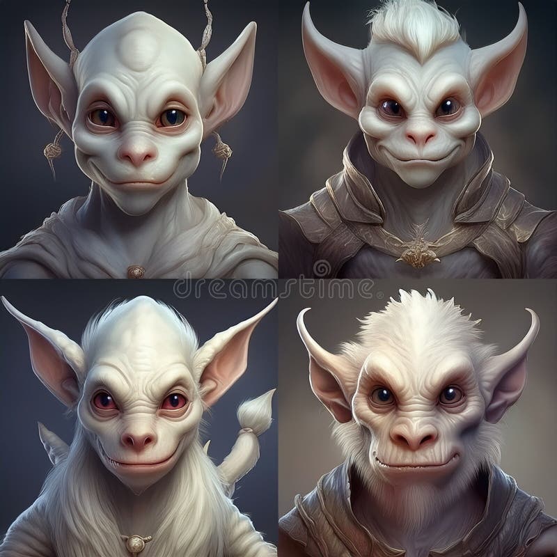 Fairytale Set with Sprites and Elves Stock Illustration - Illustration ...