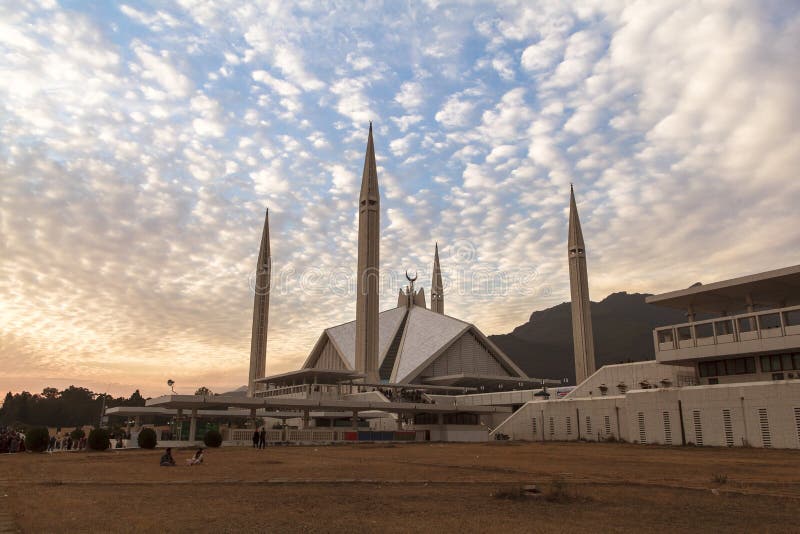 Faisal Mosque a Islamabad, Pakistan Immagine Stock - Immagine di cina ...