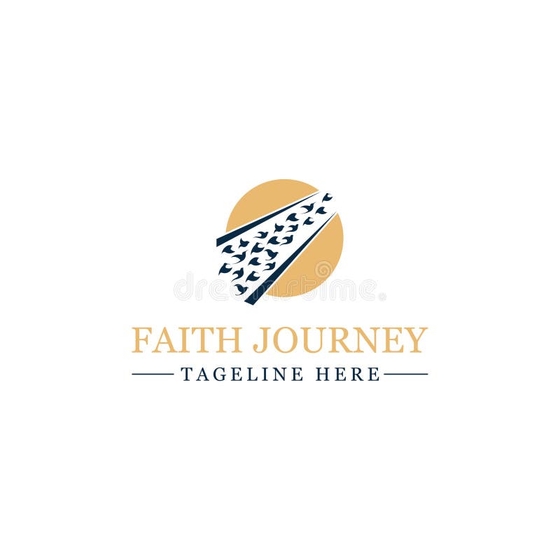 Faith Journey Fellowship Logo Design Stock Photo - Image of signage ...