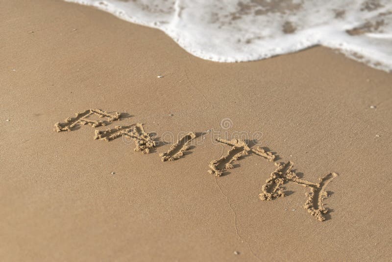 Message on beach sand stock photo. Image of making, sexual - 300504